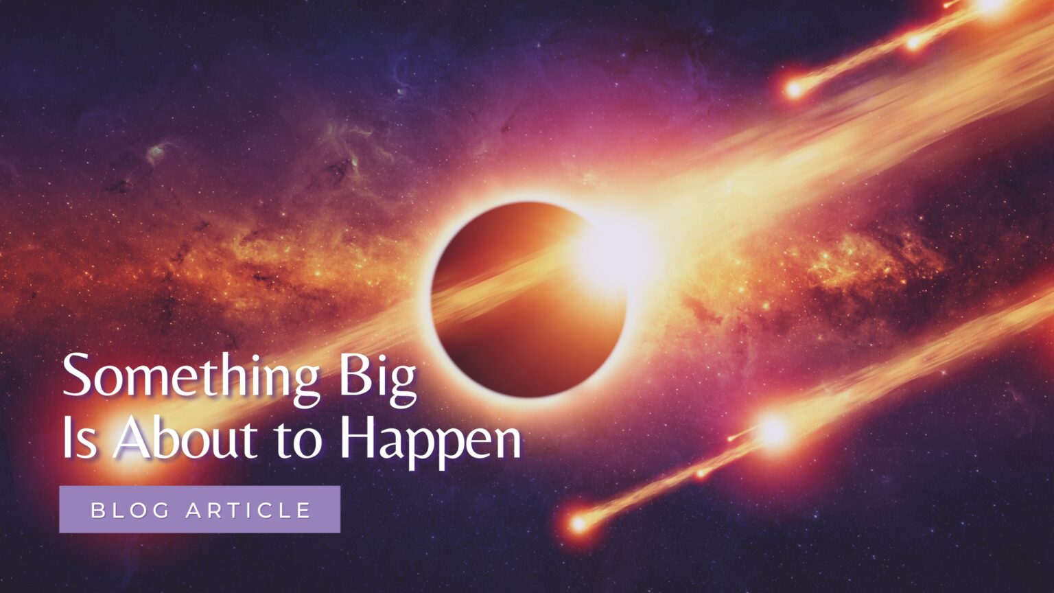 Something Big Is About to Happen - Emmarie Hodge